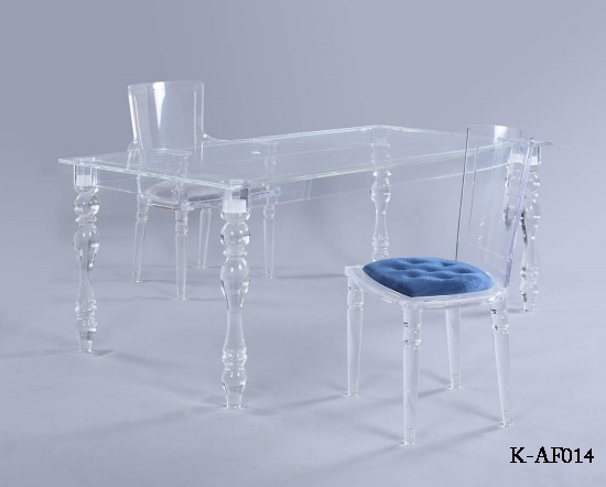Acrylic Dining Table|Modern Luxury Acrylic Table| Clear Lucite Desk